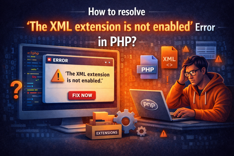 Fix The Missing PHP XML Extension Is Not Enabled Error